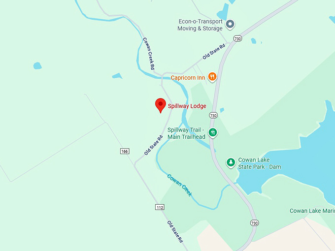16. spillway lodge map