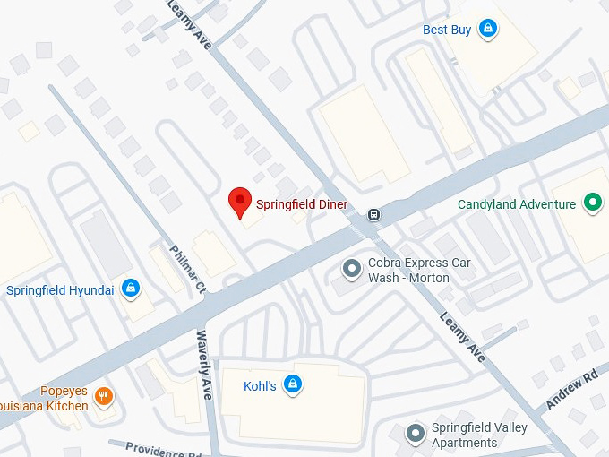 16. springfield diner map