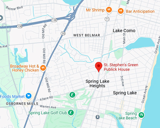 16. st. stephen's green publick house map