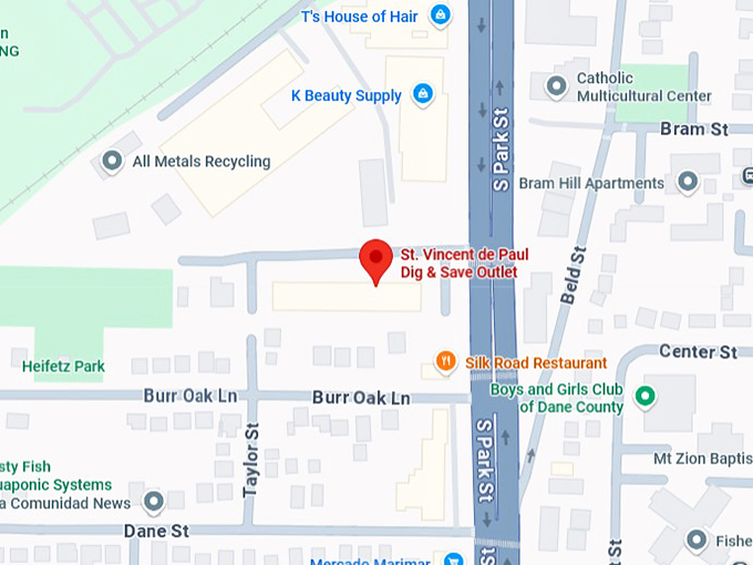 st. vincent de paul dig & save outlet map