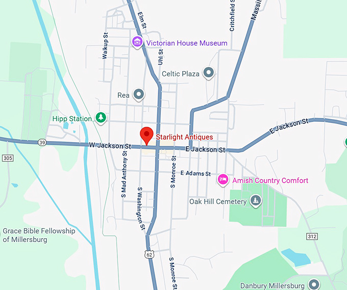 16. starlight antiques llc map