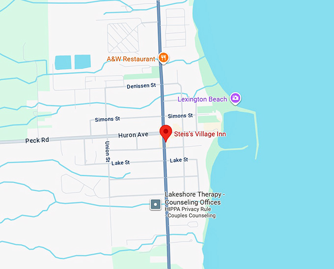 16. steis's village inn map