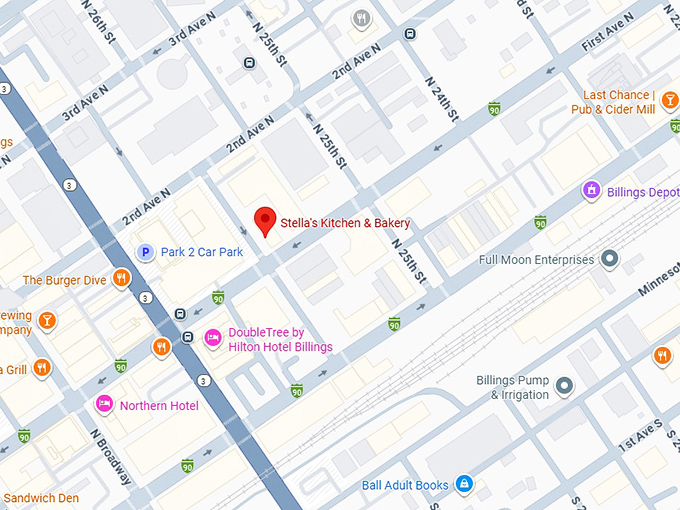 16. stella&rsquo;s kitchen and bakery map