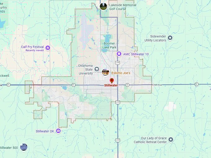 16. stillwater ok map