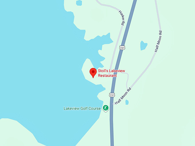 16. stoll’s lakeview restaurant map