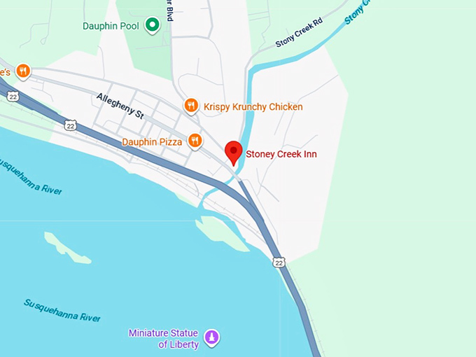 stoney creek inn map