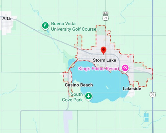 16. storm lake map