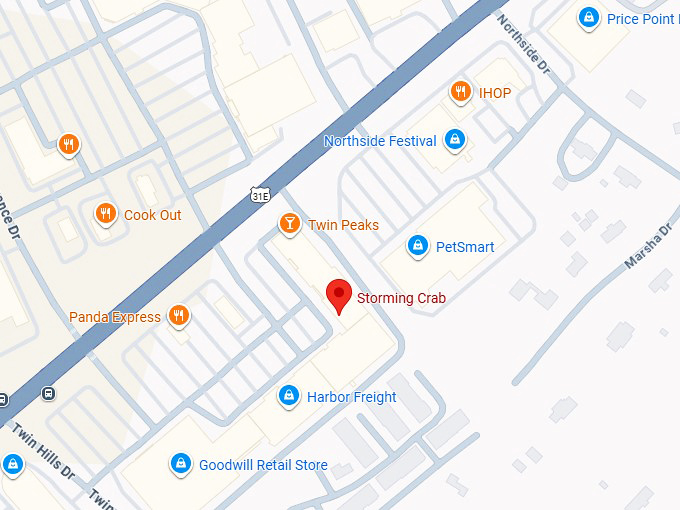 16. storming crab map