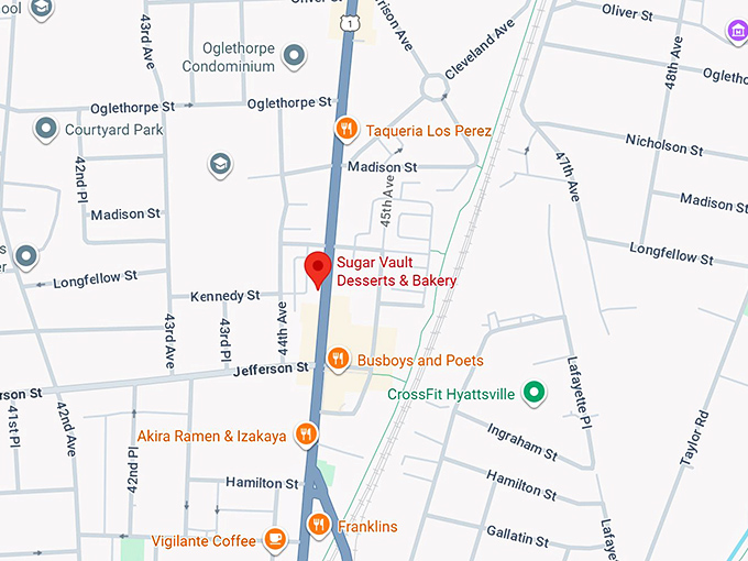 16. sugar vault desserts & bakery map