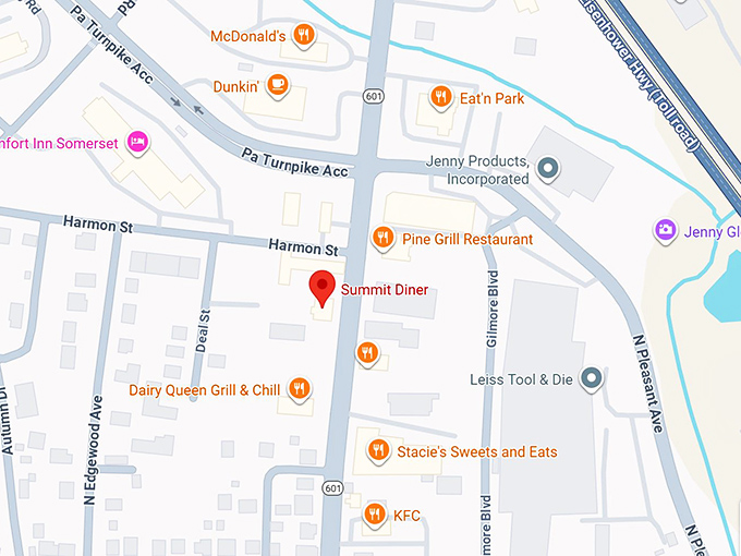 16. summit diner map