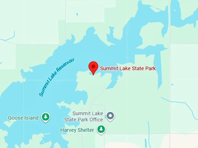 16. summit lake state park map