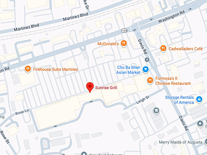 16. sunrise grill map