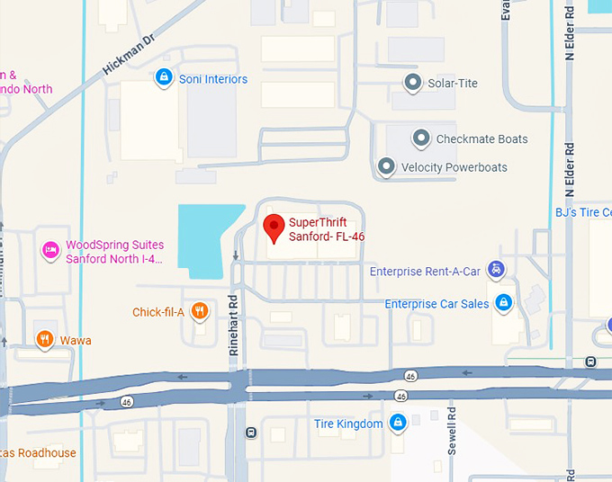 16. superthrift sanford fl 46 map