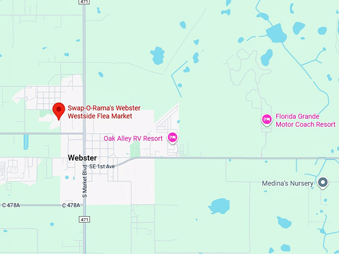 16. swap o rama's webster westside flea market map
