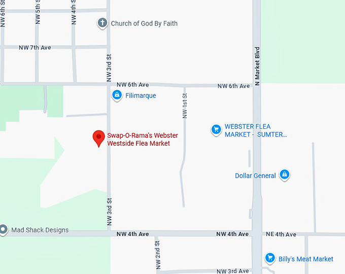 16. swap o rama's webster westside flea market map