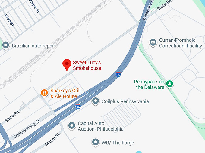 16. sweet lucy&rsquo;s smokehouse map