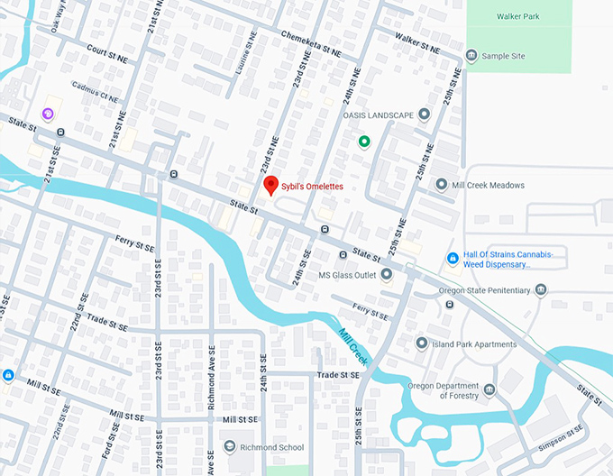 16. sybil's omelettes map