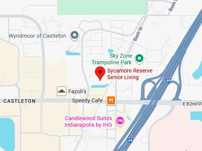 16. sycamore reserve senior living map