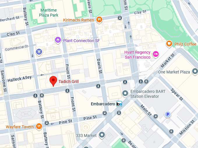 16. tadich grill map