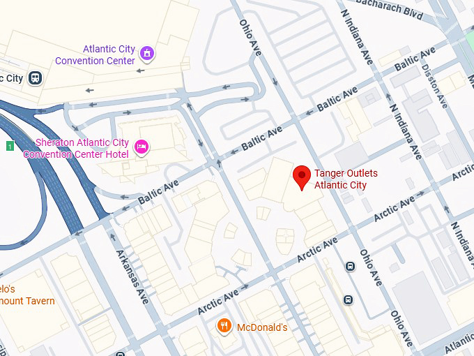 16. tanger outlets atlantic city (the walk) map