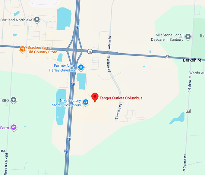 16. tanger outlets columbus map