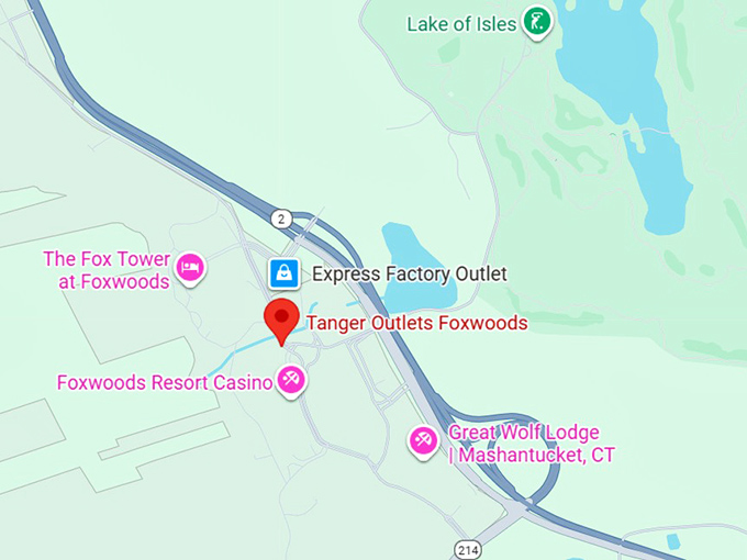16. tanger outlets foxwoods map