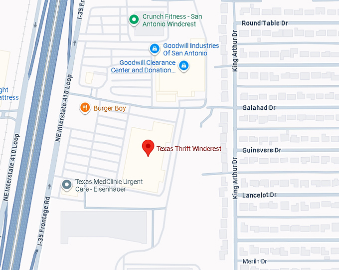 16. texas thrift windcrest map