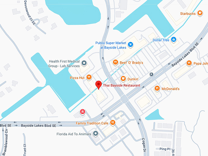 16. thai bayside restaurant map