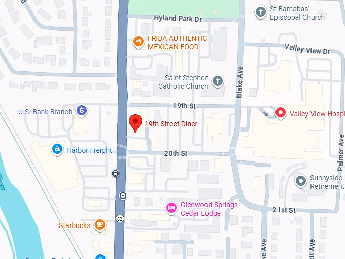 16. the 19th st. diner map