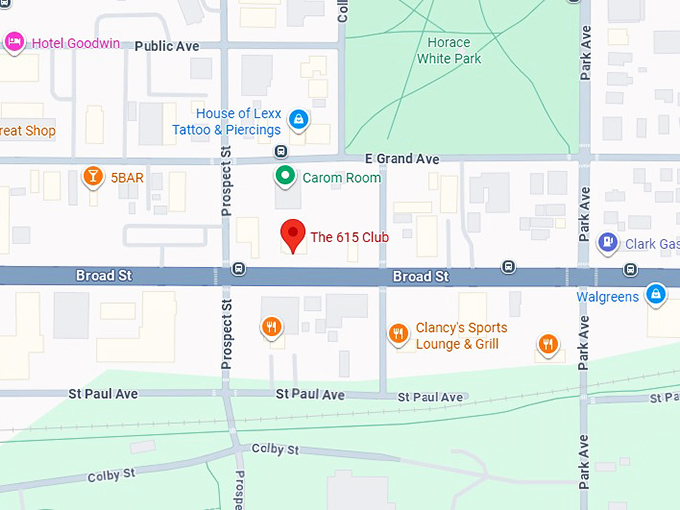 16. the 615 club map