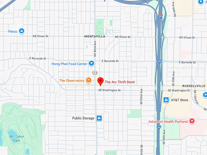 16. the arc thrift store map