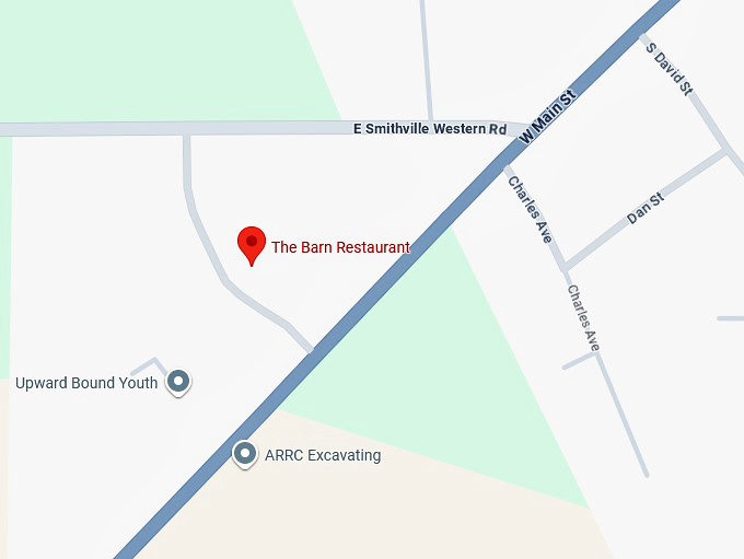 16. the barn restaurant map