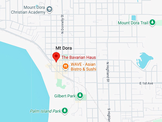 the bavarian haus map