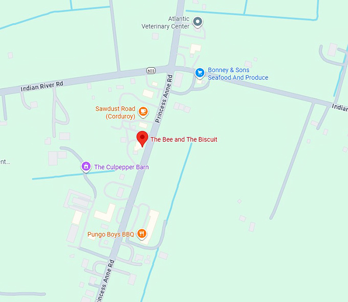 16. the bee and the biscuit map