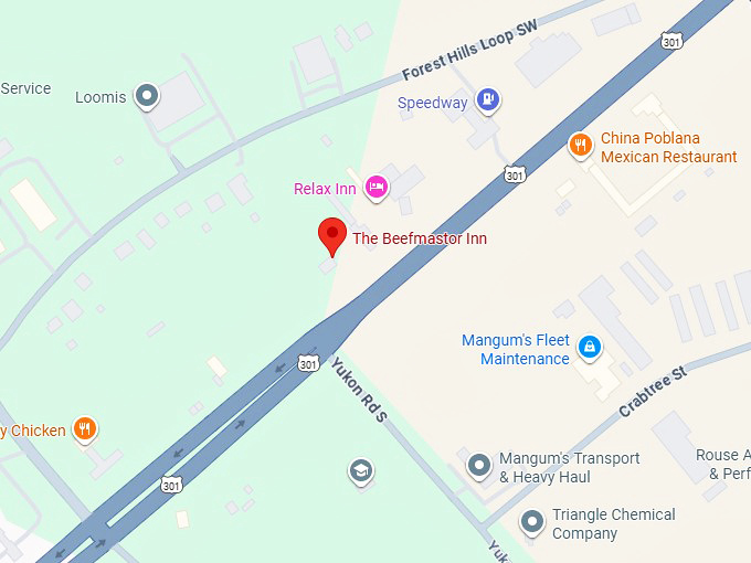 16. the beefmastor inn map