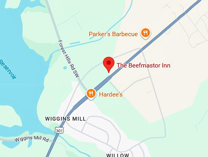 16. the beefmastor inn map