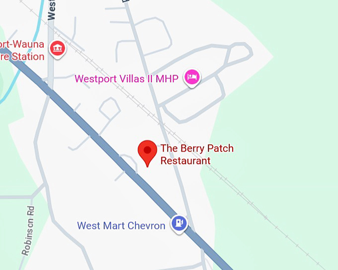 16. the berry patch restaurant map