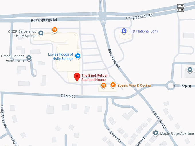16. the blind pelican seafood house map