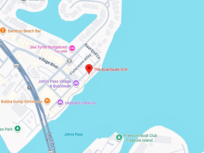 the boardwalk grill map