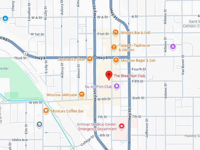 16. the breakfast club map