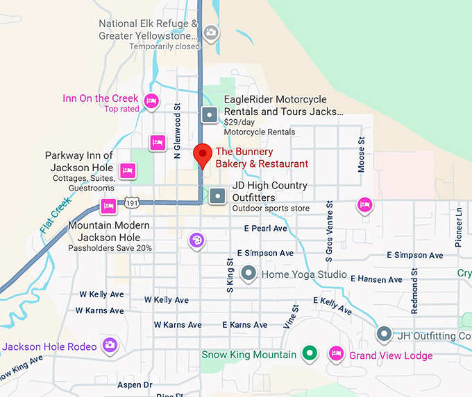 16. the bunnery bakery & restaurant map