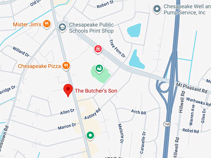 16. the butcher&rsquo;s son map