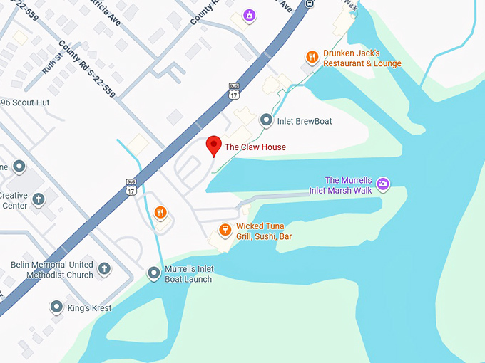 16. the claw house map