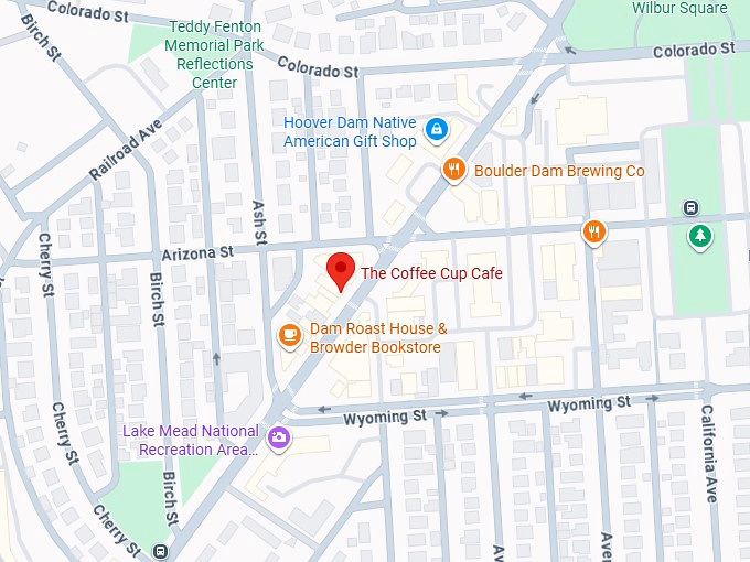 16. the coffee cup cafe map