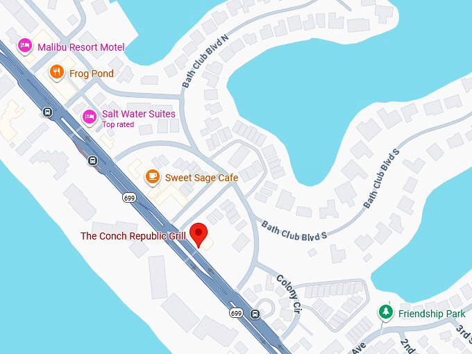 16. the conch republic grill map