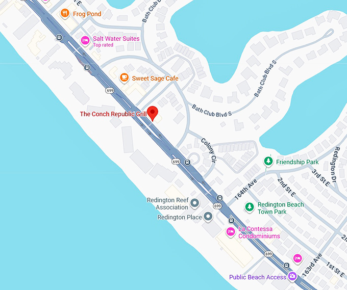 16. the conch republic grill map