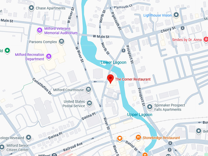 16. the corner restaurant map