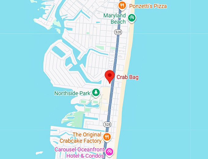 16. the crab bag map