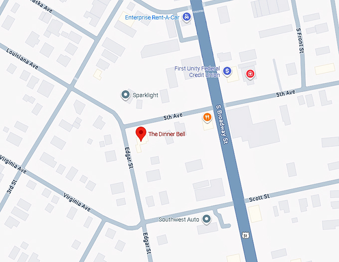 16. the dinner bell map