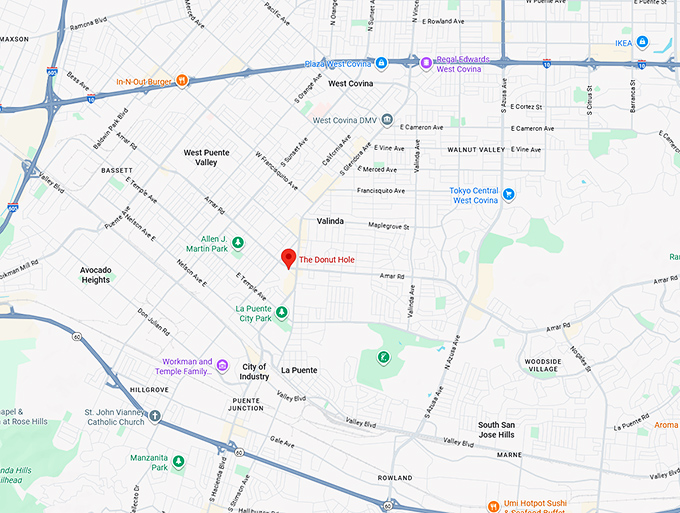 16. the donut hole map